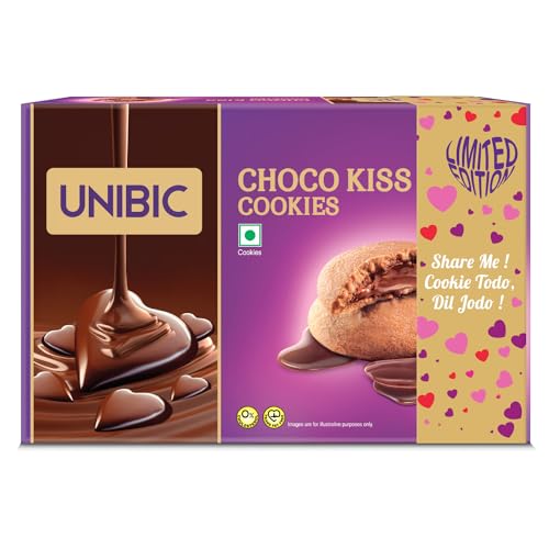 Unibic Choco Kiss | Limited Edition Choco Filled Cookies | Valentine's ...